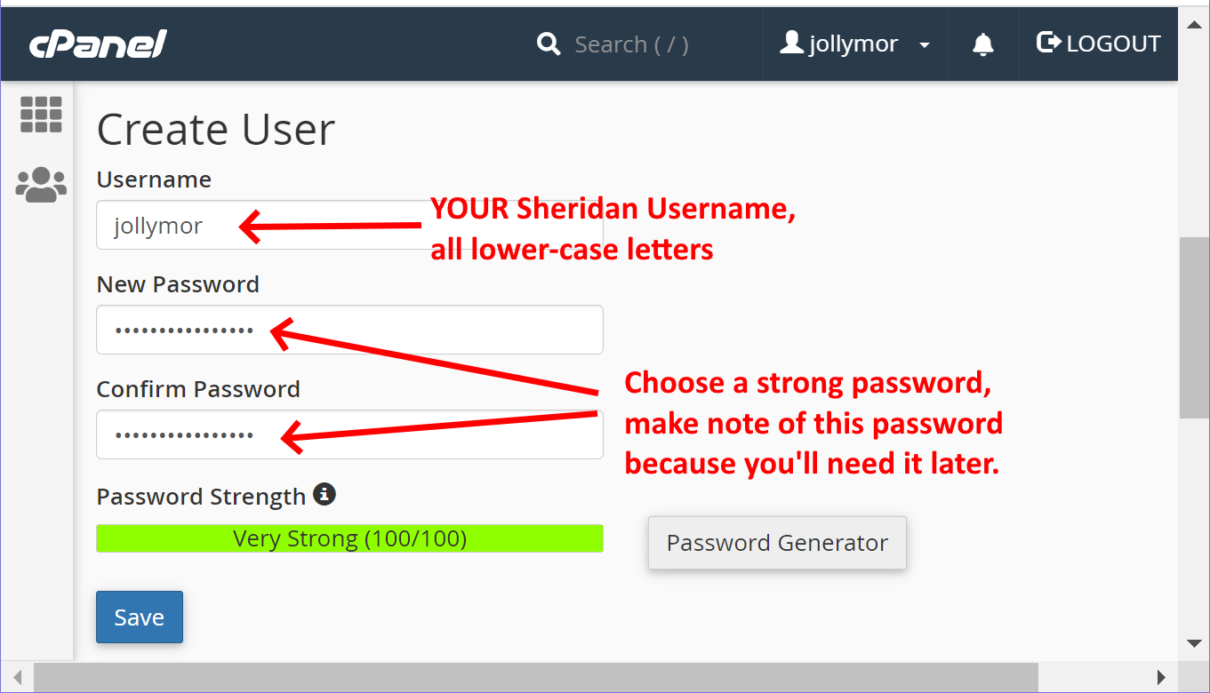 SYST10049 Setup: Protect Assignments with cPanel